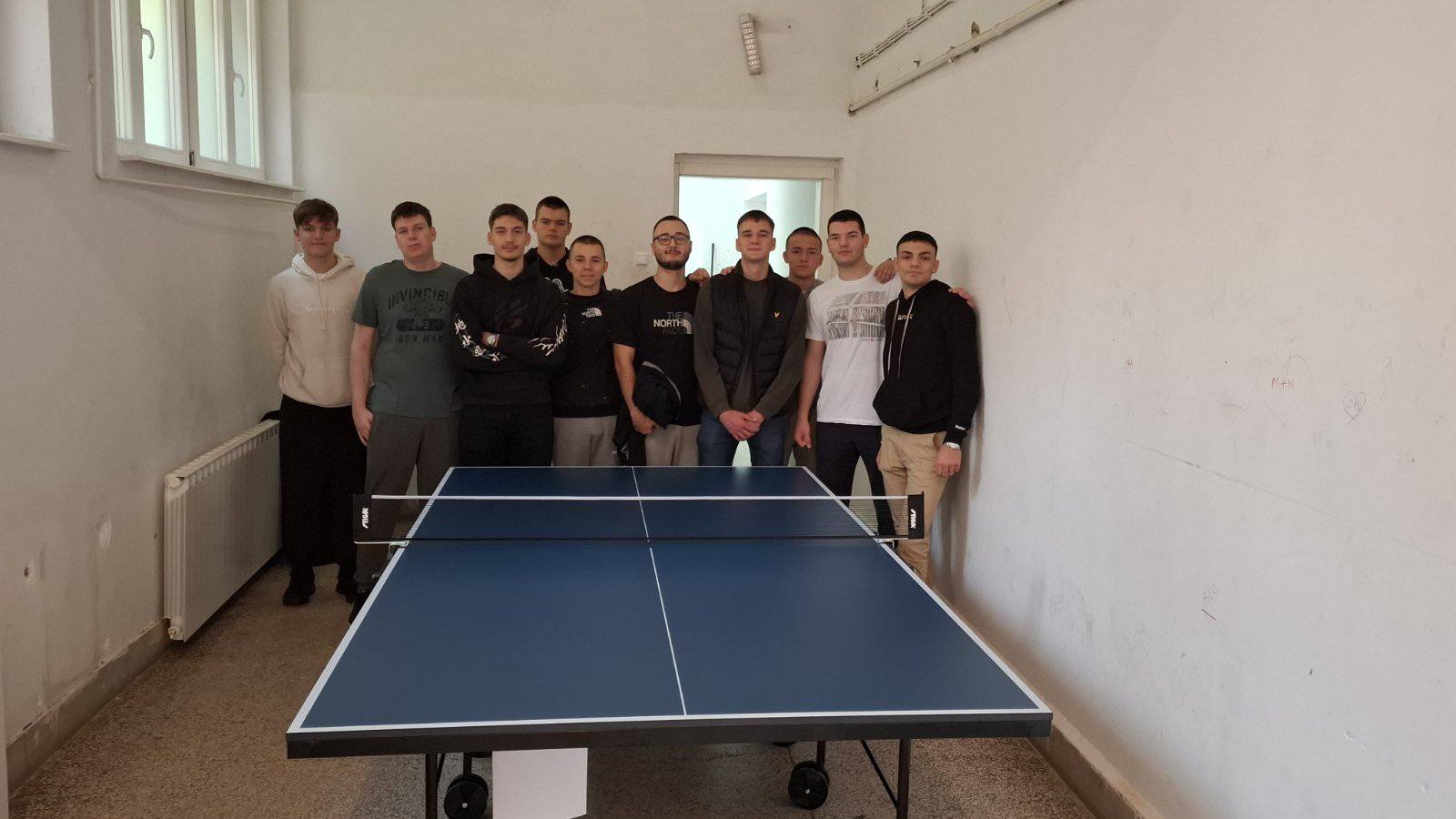 Novi sto za stoni tenis - Gimnazija ,,Jovan Dučić" Doboj